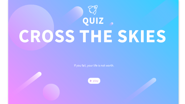 3. CROSS THE SKIES | Genially