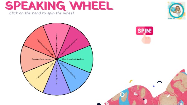 Speaking wheel | Genially