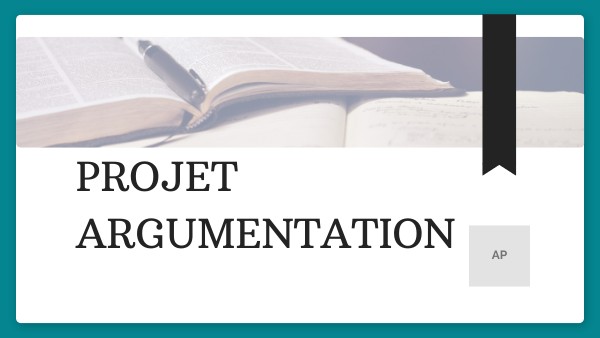 AP ARGUMENTATION 3E | Genially