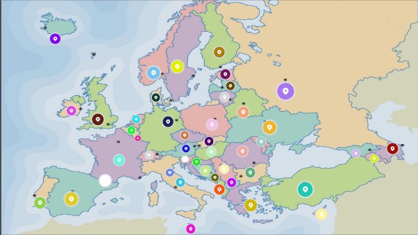 mapa político de Europa | Genially