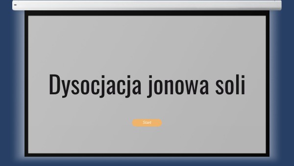 dysocjacja soli | Genially