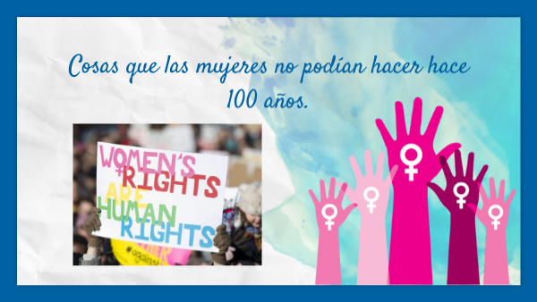 Cosas que las mujeres no podían hacer