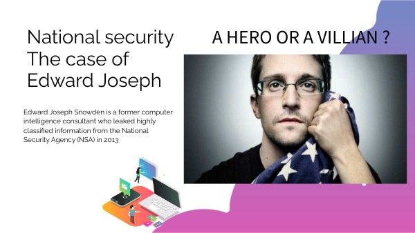 The case of Edward Snowden | Genially