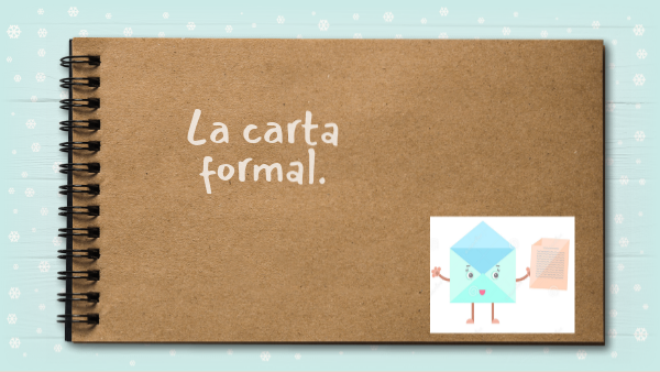 La carta formal. | Genially