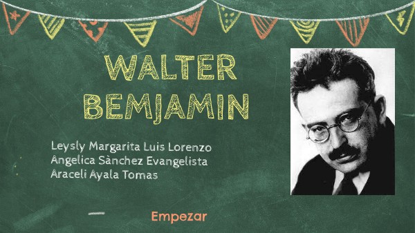 WALTER BENJAMIN