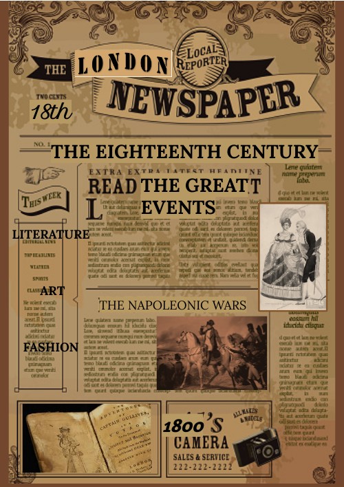 18th Century Newspaper | Genially