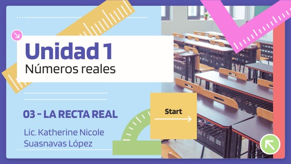 U1. Tema 3. La recta real | Genially