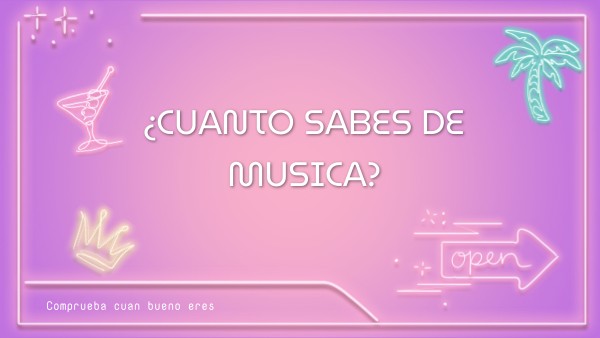 Test de música | Genially