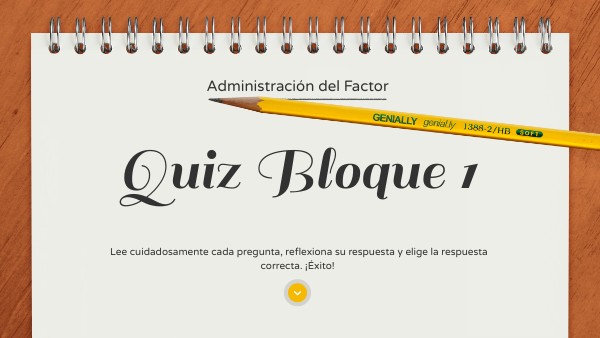 QUIZ LIBRETA | Genially