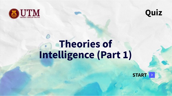 Intelligence (Part 1) | Genially