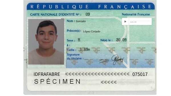 Tâche Finale "Je me Présente" Frances 1º ESO | Genially