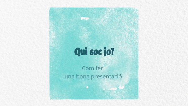 QUI SÓC JO | Genially