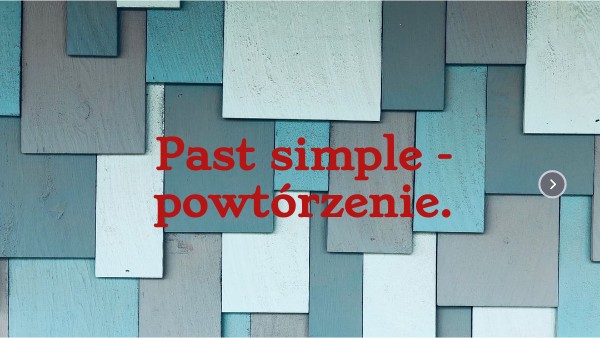 The past simple game | Genially