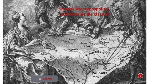 Upadek Polski - powtórzenie dla klasy 6d | Genially