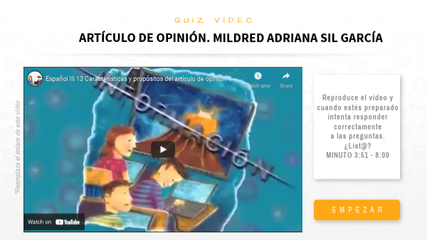 ARTÍCULO DE OPINIÓN | Genially
