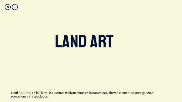 LAND ART | Genially