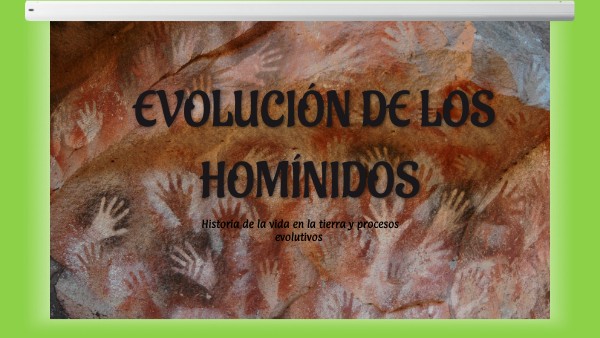 PRESENTACIÓN DE EVOLUCIÓN