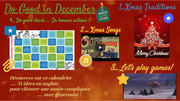 DO GOOD DECEMBER & XMAS TRADITIONS | Genially