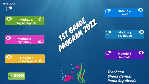 1st Grade Program 2021