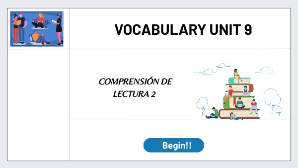 VOCABULARY UNIT 9