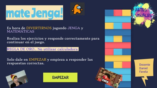 MATE JENGA | Genially