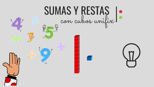 Sumas y restas con cubos unifix | Genially