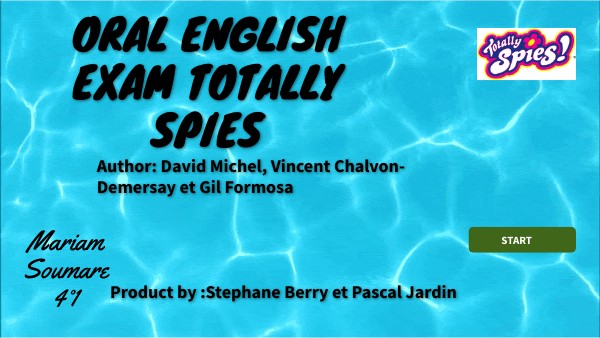 Copie - ENGLISH ORAL EXAM | Genially