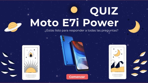 QUIZ Moto E7i Power