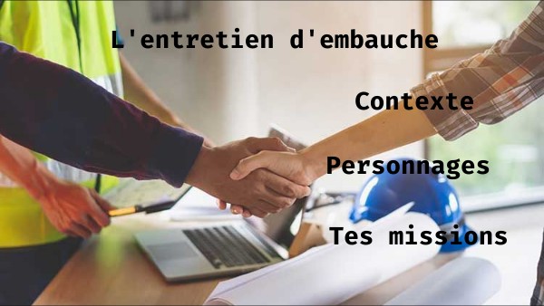L'entretien d'embauche | Genially