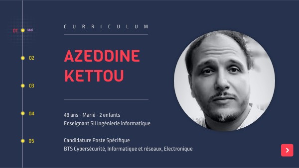 CV Azeddine Kettou | Genially