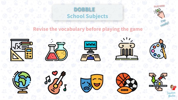DOBBLE - School subjects | Genially