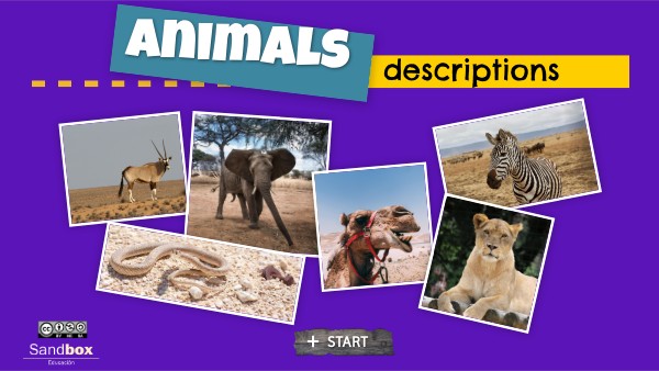 Animals descriptions | Genially
