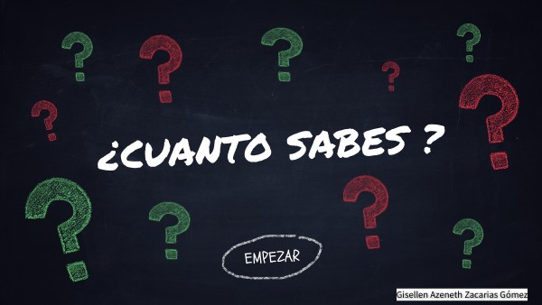 CUÁNTO SABES