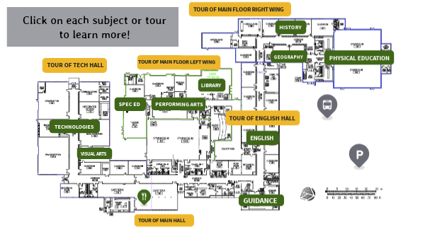 Glendale High School First Floor | Genially