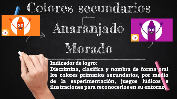 COLORES SECUNDARIOS ANARANJADO Y MORADO | Genially