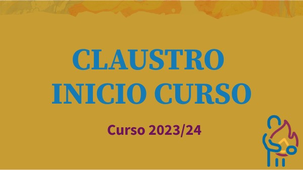 CLAUSTRO INICIO CURSO23-24