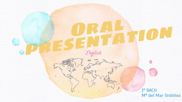 Oral Presentation 1º BACH | Genially
