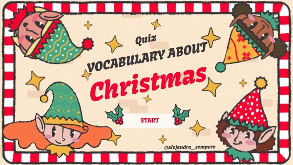 Quiz Christmas Vocabulary | Genially