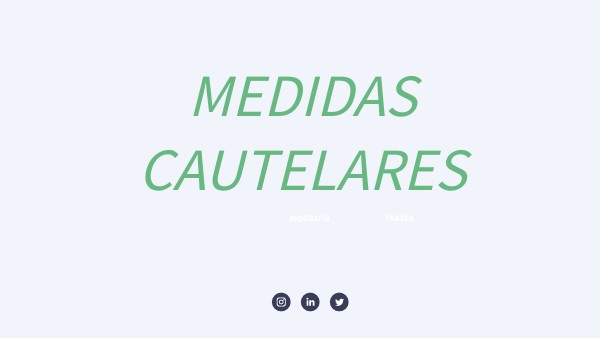 MEDIDAS CAUTELARES COIP | Genially