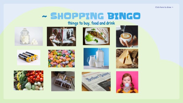 Bingo food | Genially