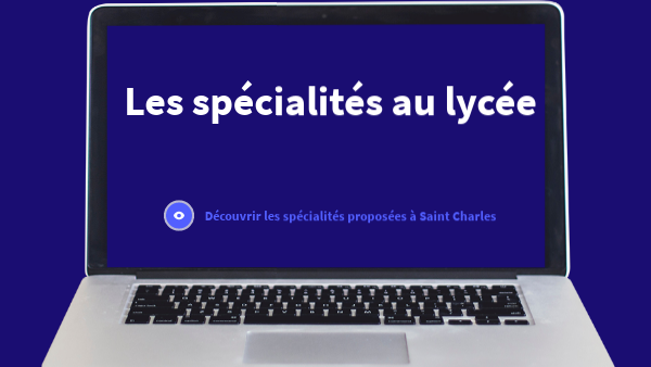 Les spécialités au lycée | Genially
