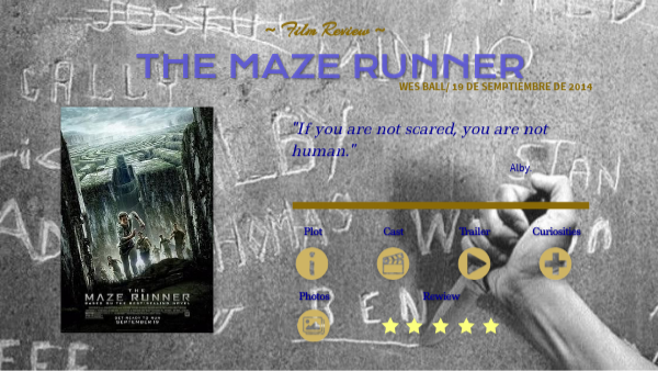 FILM REVIEW THE MAZE RUNNER