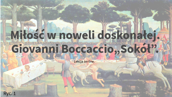 Sokół, Giovanni Boccaccio | Genially