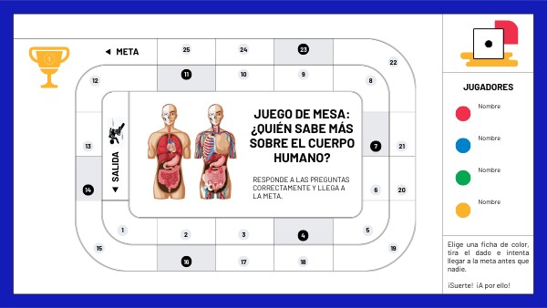 Juego Del Cuerpo Humano Genially