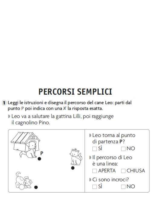 PERCORSI - cl.1 e 2 - FOGLIO A QUADRETTI 1CM | Genially