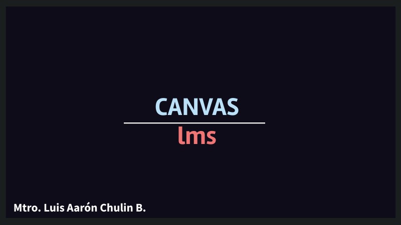 Canvas lms