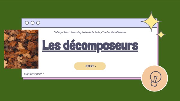 LES DECOMPOSEURS | Genially