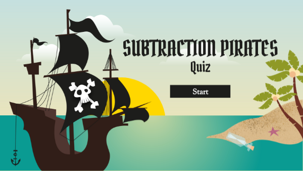 Subtraction Pirates Y1 | Genially