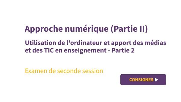 TIC - Examen de seconde session | Genially