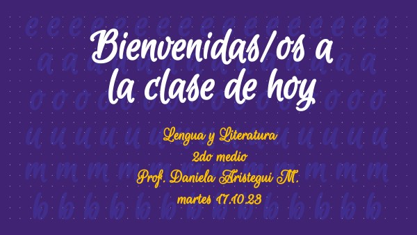 PRESENTACIÓN LETTERING